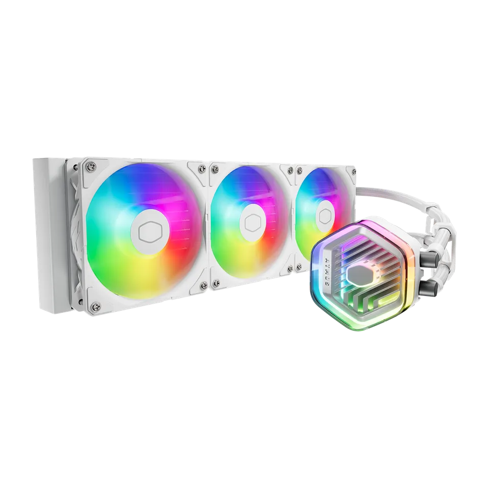 COOLER MASTER MASTERLIQUID ML360 ATMOS WHITE CPU LIQUID COOLER