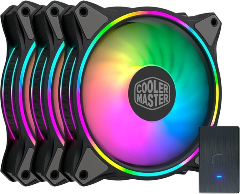 COOLER MASTER MF120 HALO ARGB 120MM 3 IN 1 BLACK CHASSIS FAN